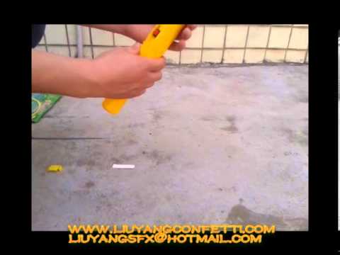 new hand held cold pyro - YouTube