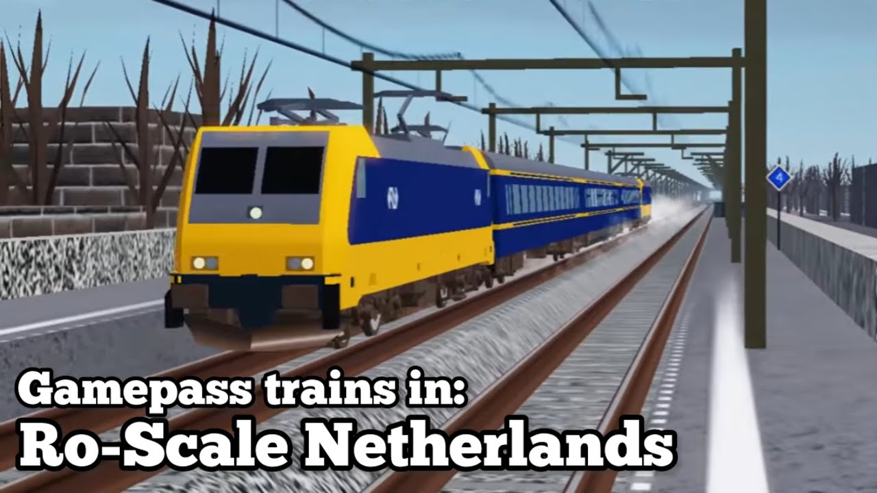 Gamepass trains in Ro-Scale Netherlands - YouTube