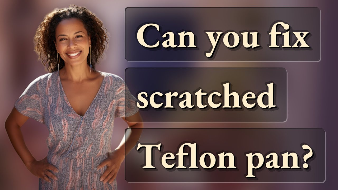 Can you fix scratched Teflon pan? - YouTube