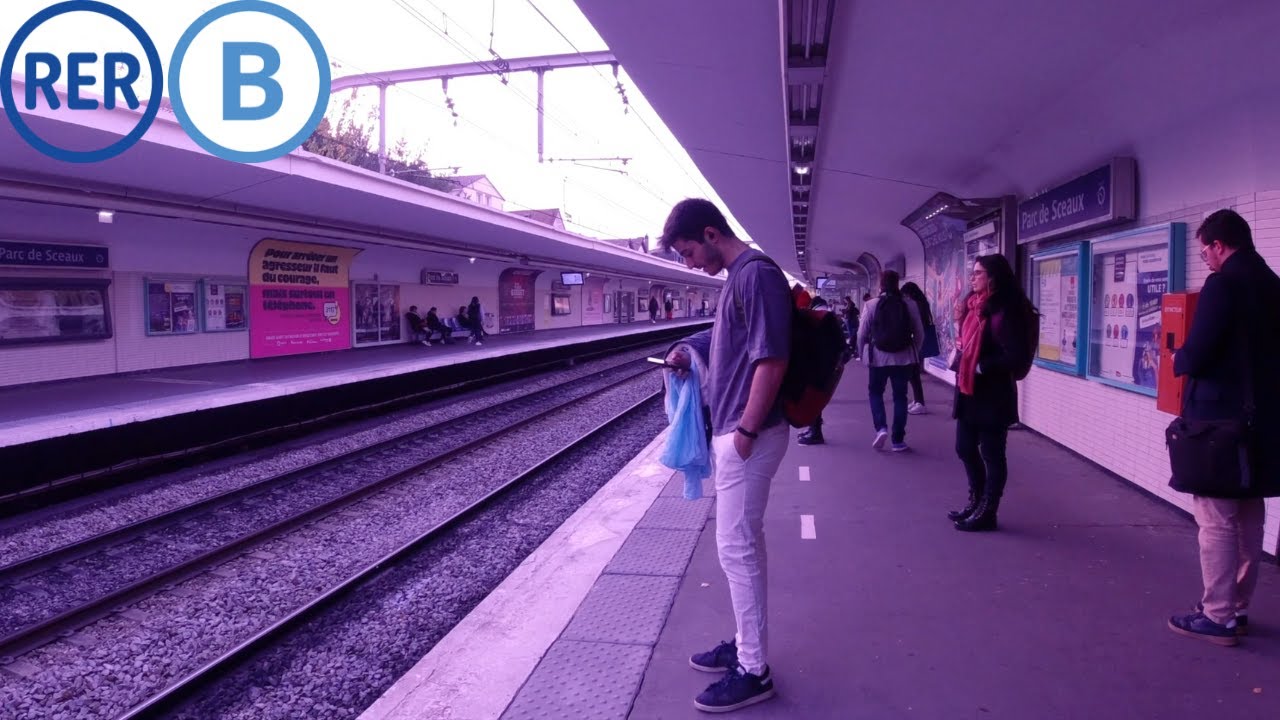 PARC DE SCEAUX STATION, RER B. ILE DE FRANCE. - YouTube