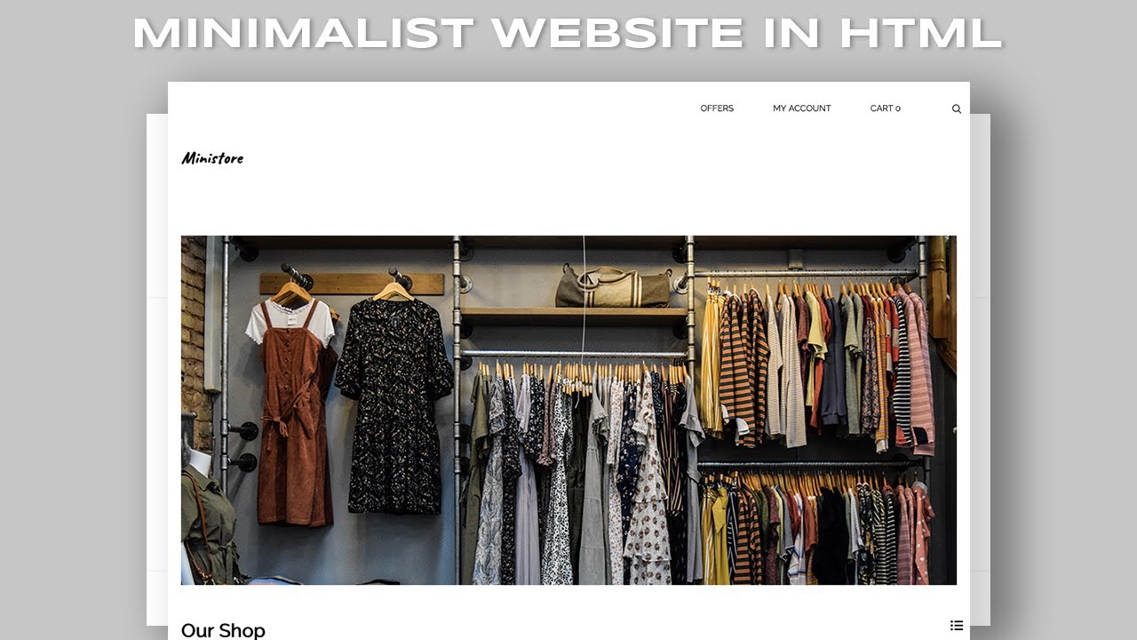 Easy Html Css Website Tutorial Youtube