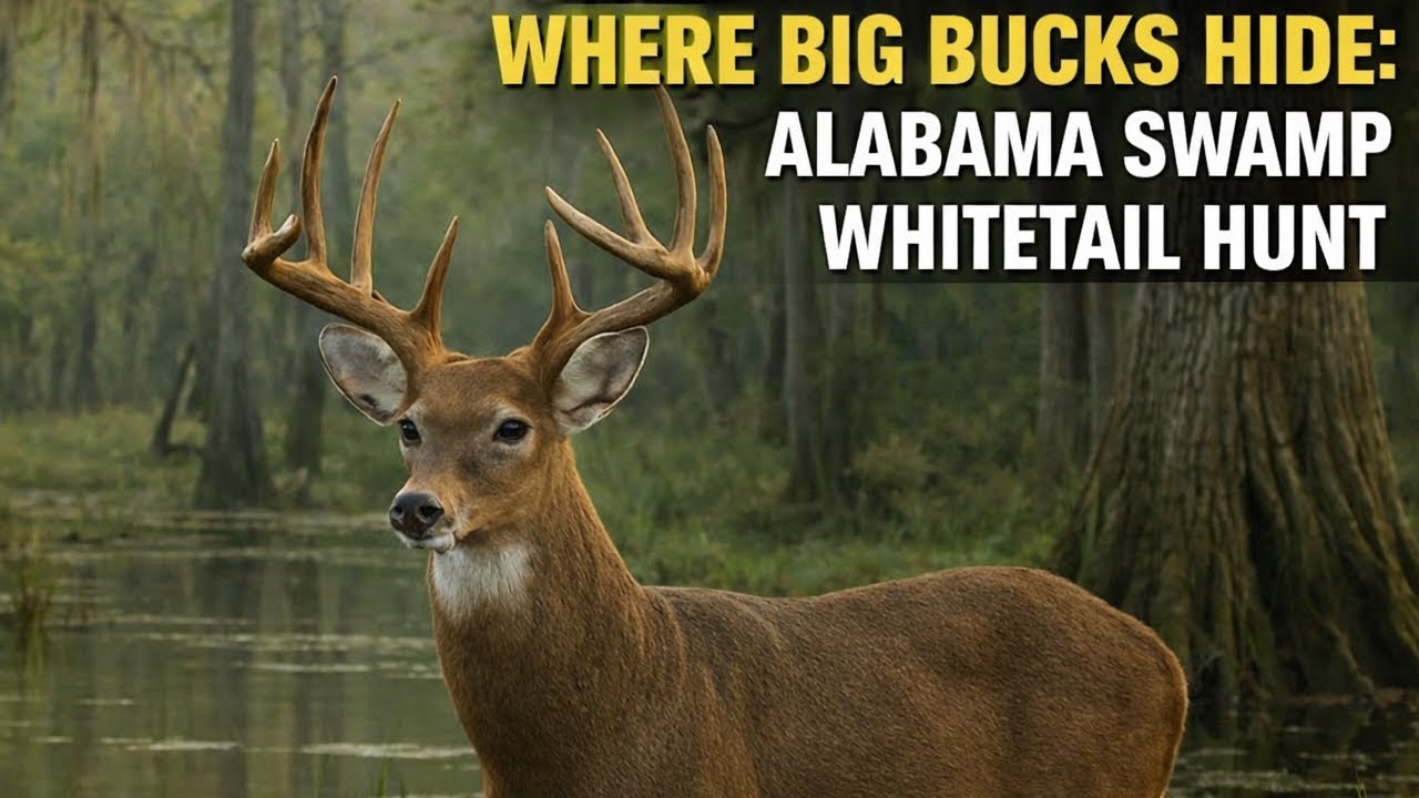 Where Big Bucks Hide: Alabama Swamp Whitetail Hunt - YouTube