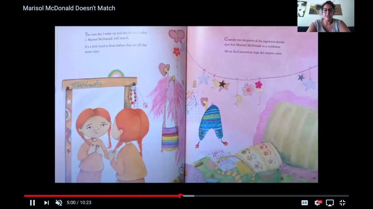 Story Time - Marisol McDonald Doesn't Match - YouTube