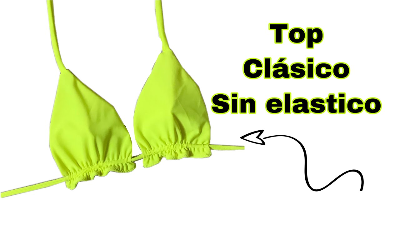top de triangulito sin elastico - YouTube