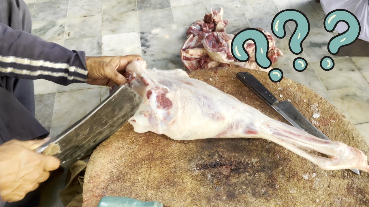 Amazing Goat Leg Cutting Skills | Goat Meat Slices| Mutton Copping ...