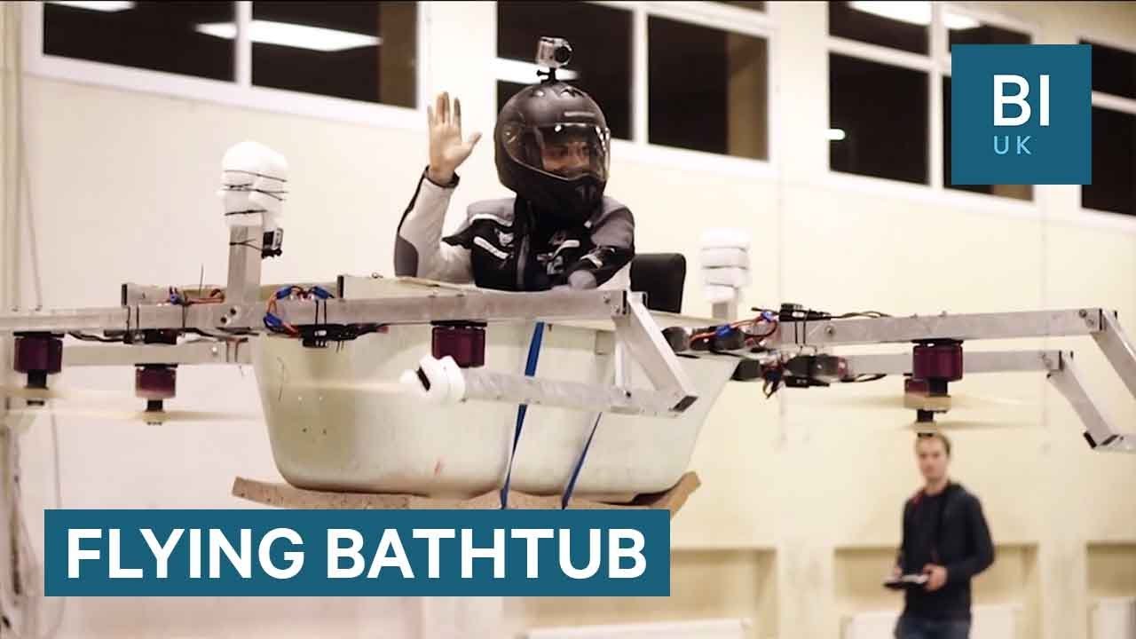 How 2 German Brothers Turned A Bathtub Into A Drone - YouTube