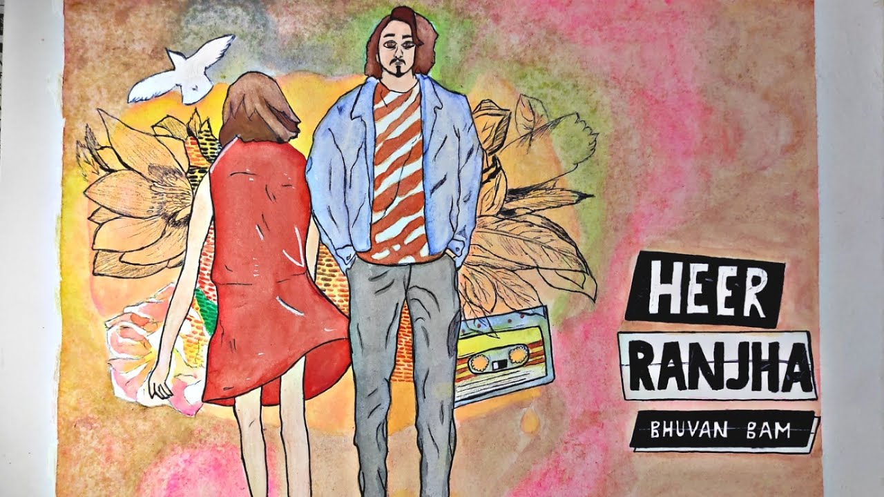 Heer Ranjha | Watercolour Sketch | Art - YouTube