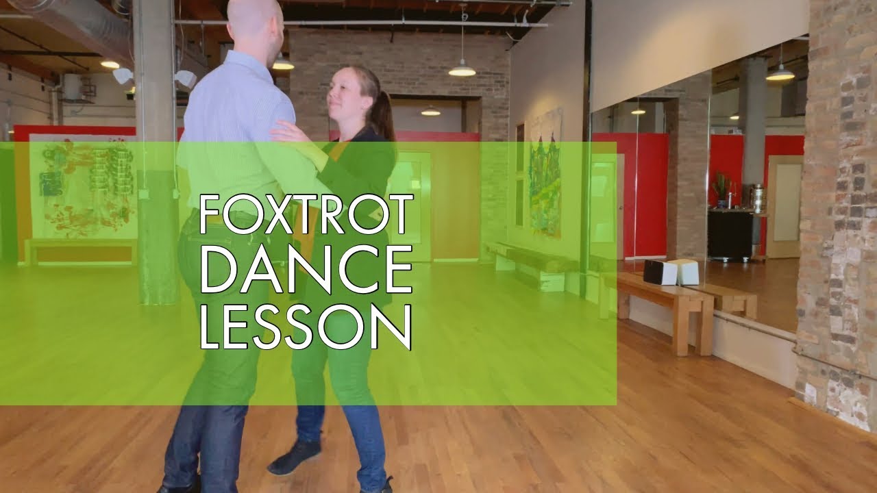 Beginner Ballroom Dance Lesson (Foxtrot Basic, Box, Travel) - YouTube