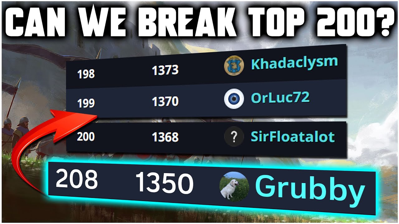 Can We BREAK TOP 200?! - Chinese vs Rus - AoE4 - Grubby - YouTube