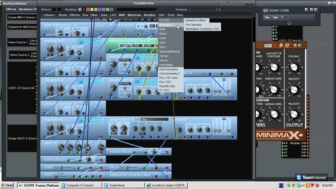 Faxi Nadu - Sonic Core Modular Tutorial - Building a Classic 3 Osc ...