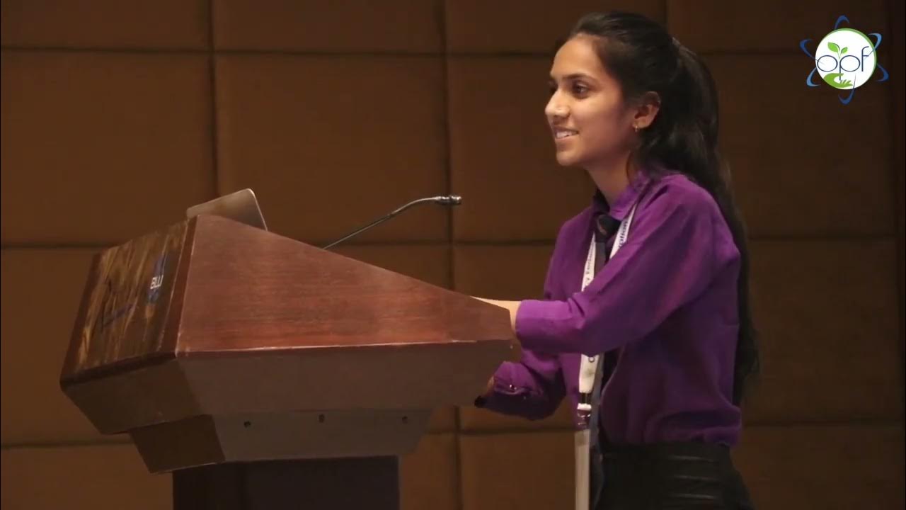 E Poster Presentation by Tripti Solanki during International Conference at Hotel Radisson Blu ...