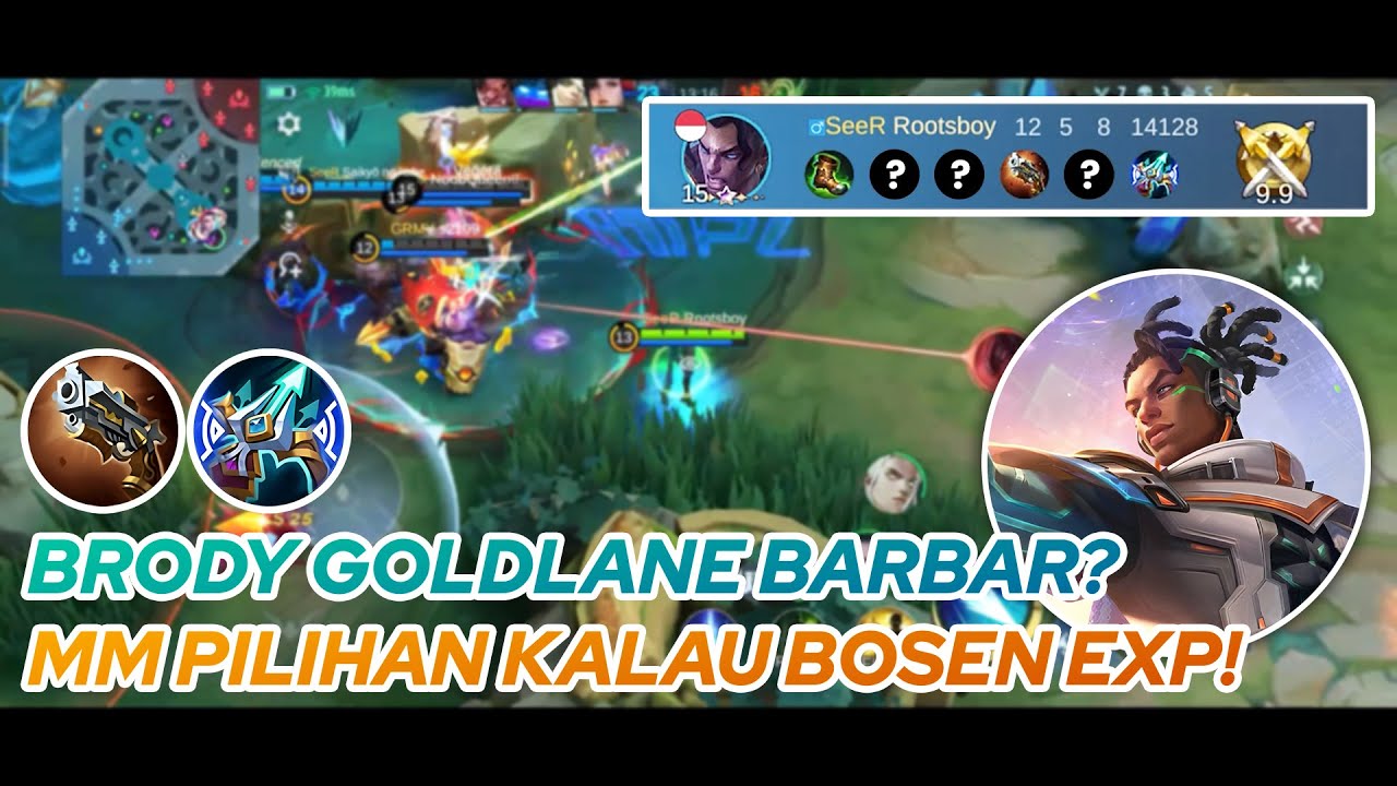 BRODY GAMEPLAY | BRODY GOLDLANE BARBAR? MM PILIHAN KALO BOSEN EXP ...