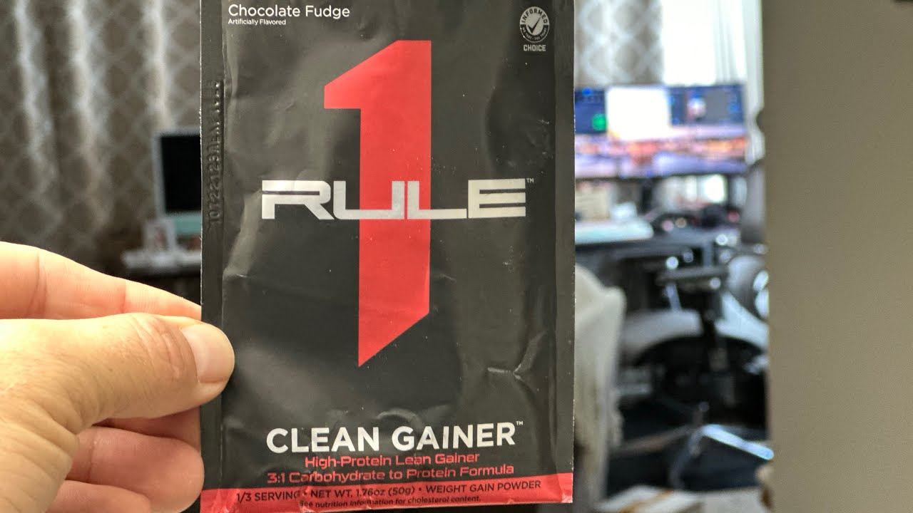 Rule 1 Clean Gainer First Impression and Review High Protein Lean ...