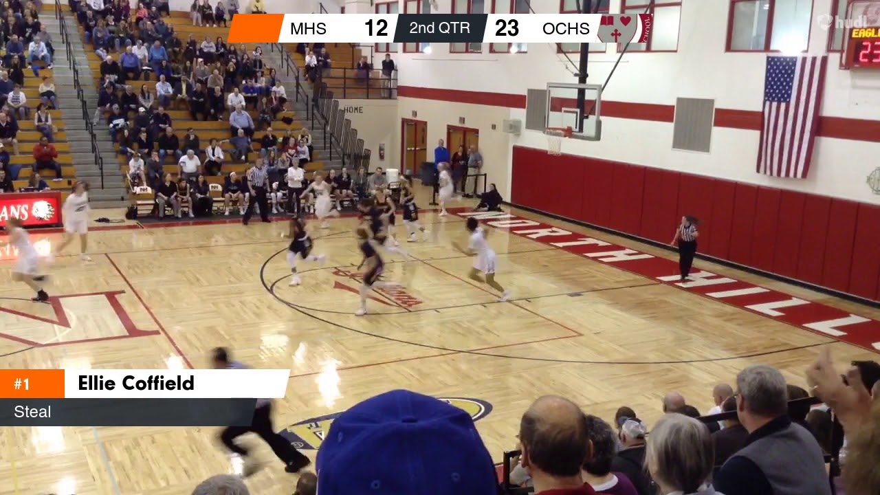 Ellie Coffield 2017-18 Basketball Highlights - Mars v. Oakland Catholic ...