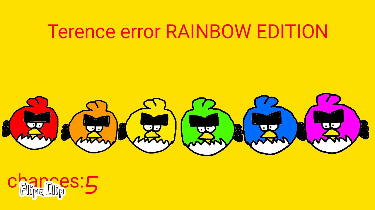 Terence error RAINBOW EDITION (Terence error 4) - YouTube