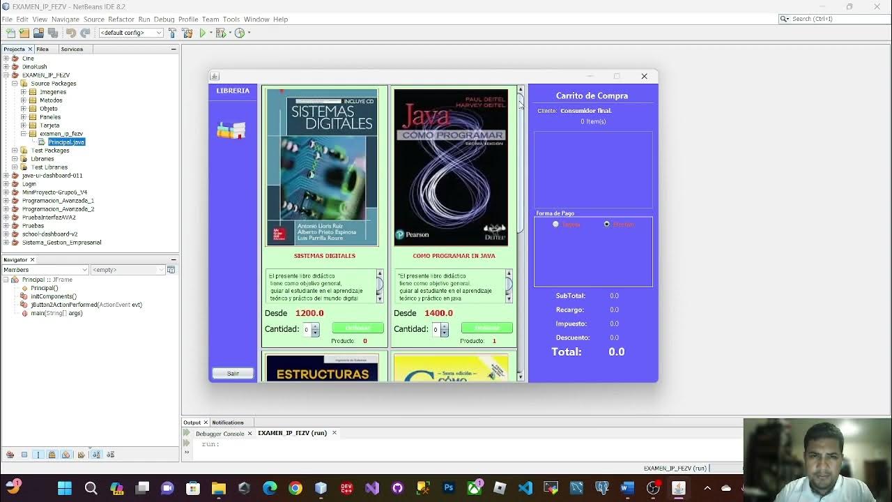 Como crear una tienda para ventas de libros con Java Netbeans. - YouTube