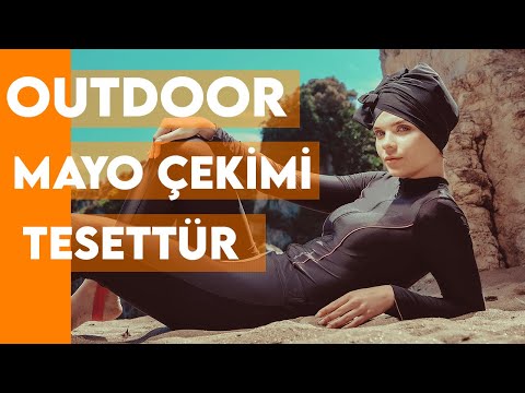 Outdoor Tesettür Mayo Moda Fotoğraf Çekimi