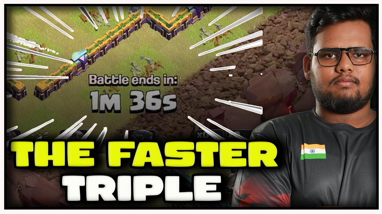 THE FASTER TRIPLE AT TH15 | CG War Clan (BLIND ESPORT) vs Team Burn X ...