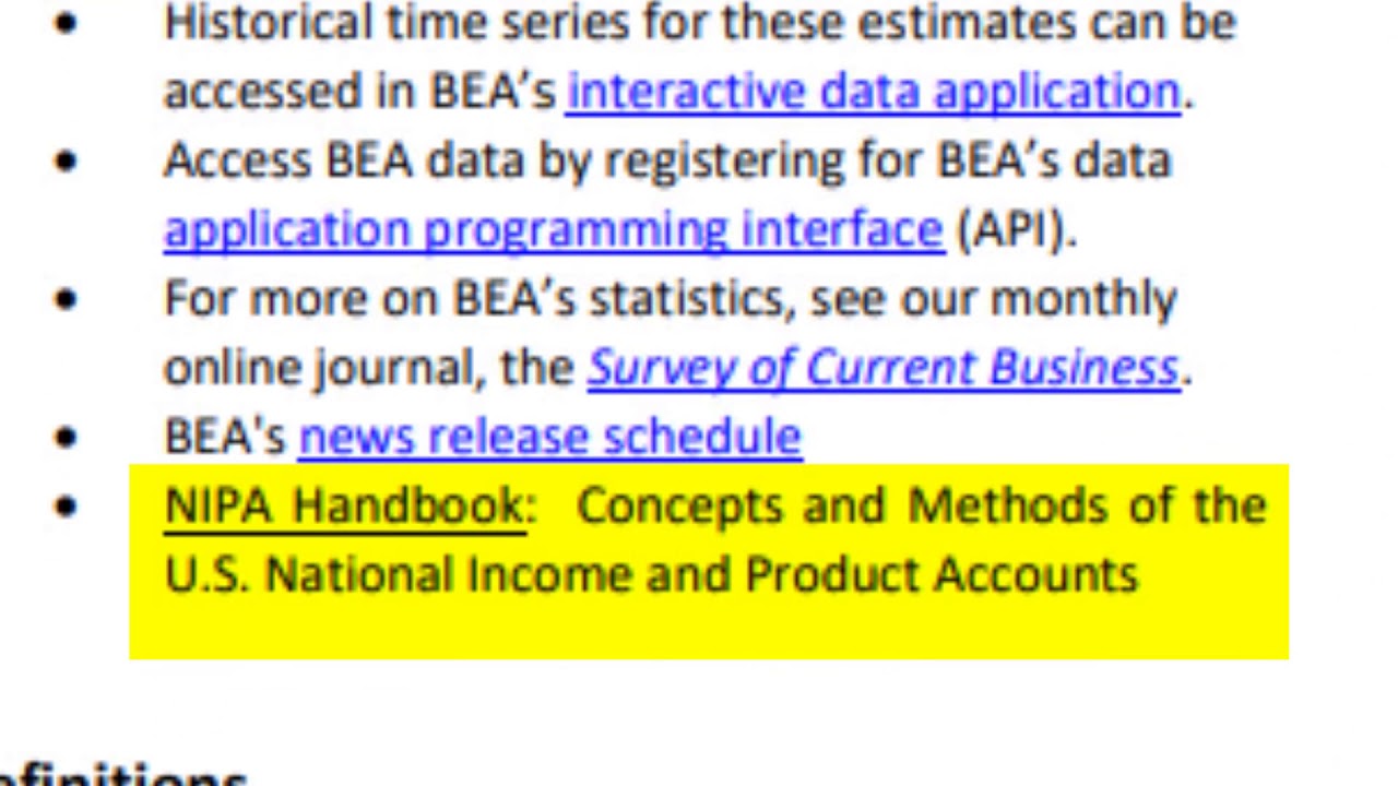 Find it Fast: A Guide to BEA’s News Release Materials - YouTube
