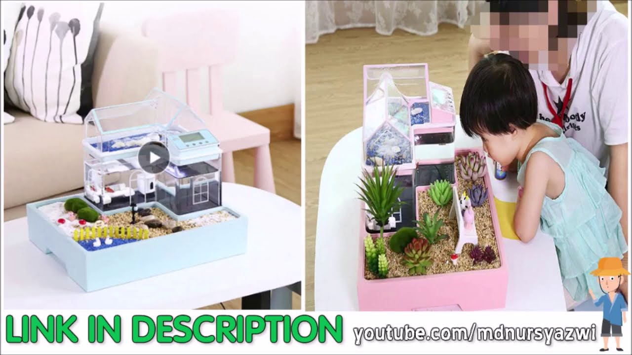 Creative Small Fish Tank Mini Office Fish Tank Small Aquarium ...