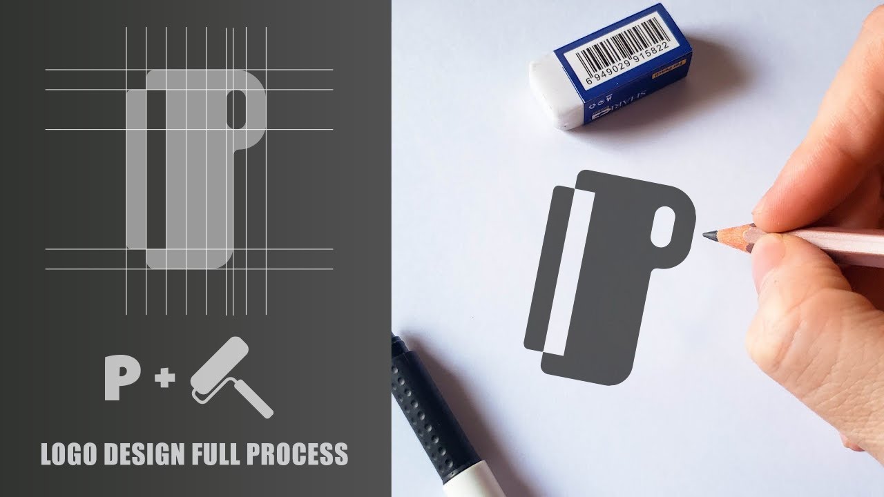 Logo Design Full Process - Illustrator Beginner Tutorial - YouTube