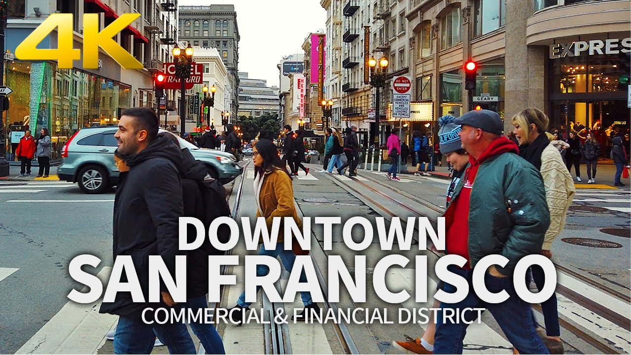 SAN FRANCISCO - Downtown San Francisco, Commercial District, California ...