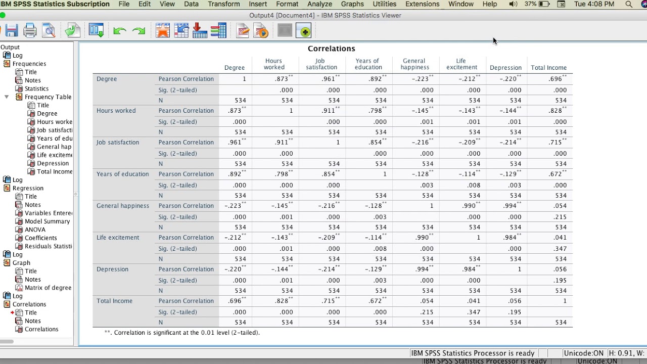 SPSS lab 7 from 2020 - YouTube