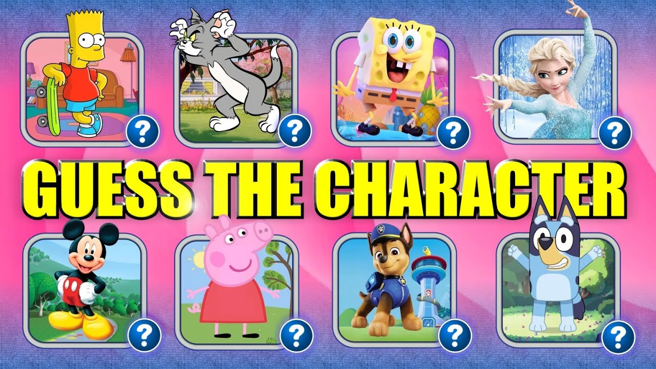 Guess The Most Famous Cartoon Characters Challenge | Fun Trivia for Kids | Do You Know Them All ...