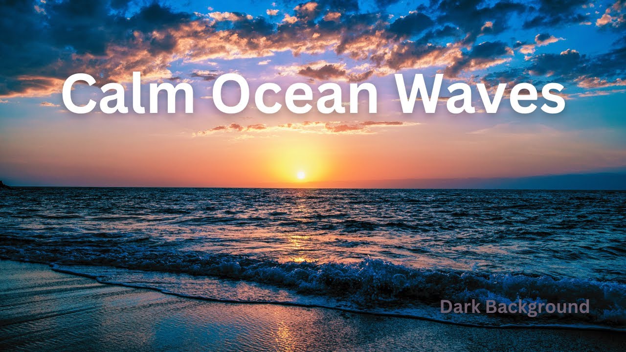 The Calming Sound Waves Of Waves Crashing - YouTube