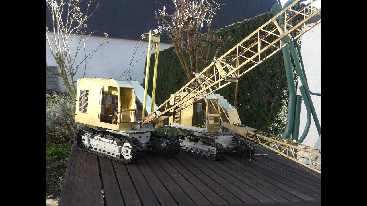 Ruston-Bucyrus 22RB, erster Funktionstest - YouTube