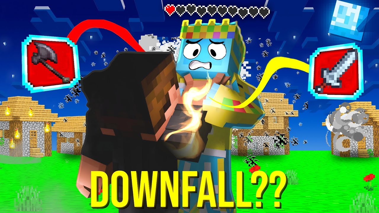 Downfall is destroying me in Minecraft ?? - YouTube