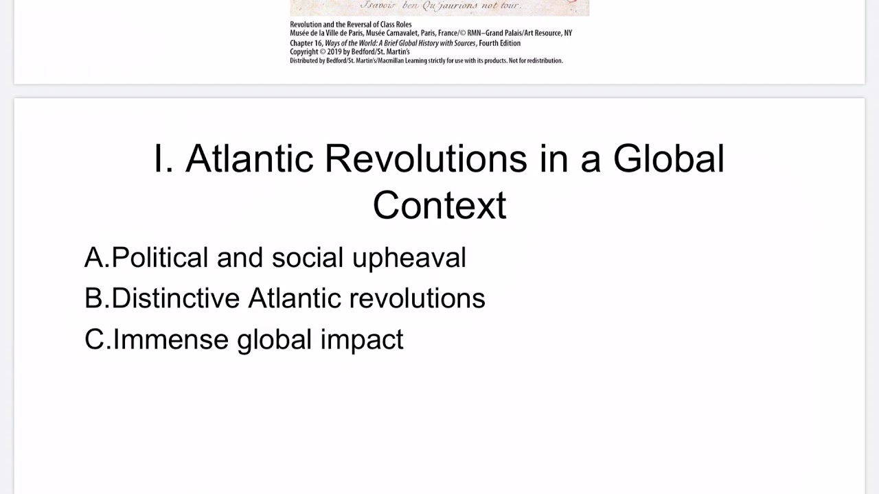 16.1 Atlantic Revolutions in a Global Context - YouTube