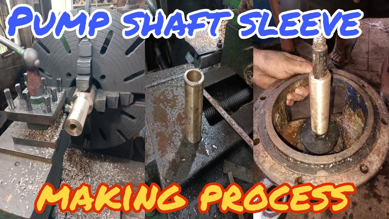 Pump shaft sleeve manufacturing and installation process #sleeves # ...