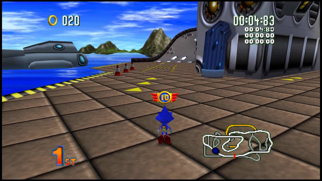 Let's Play 16 Sonic R (GC) Episode 4 Reactive Factory - YouTube