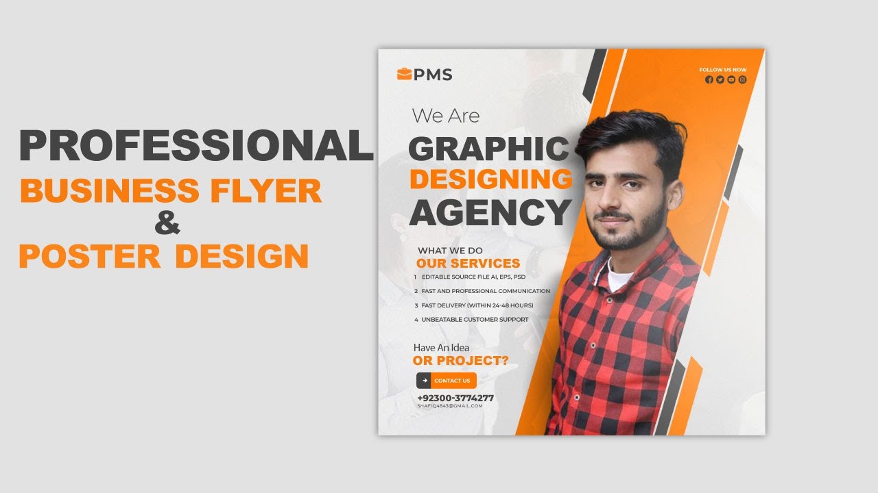 How to Create Flyer Design in Adobe Illustrator |Flyer Design in Adobe ...