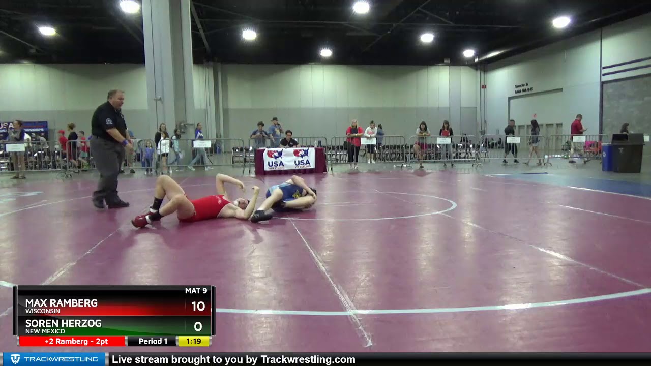Schoolboy 165 Max Ramberg Wisconsin Vs Soren Herzog New Mexico - YouTube