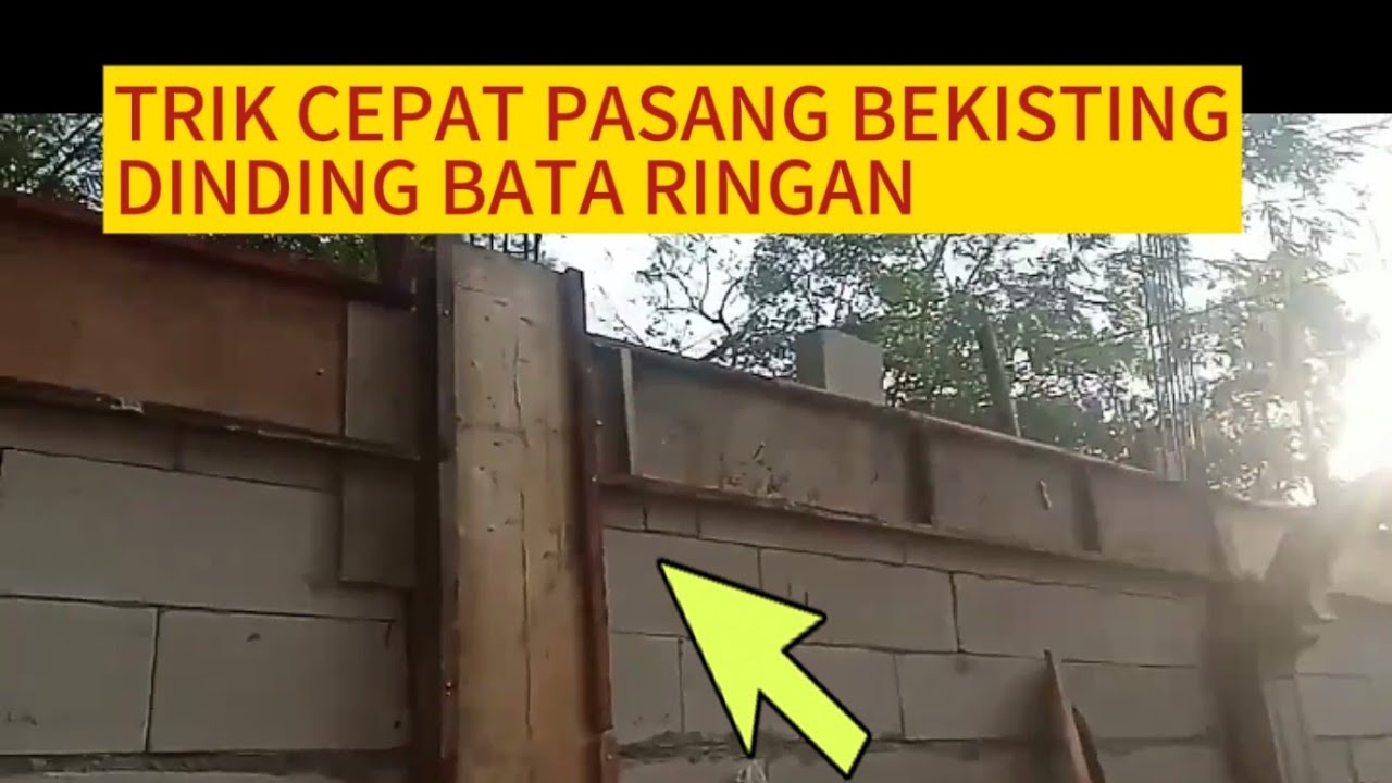 TRIK CEPAT...!!! CARA CEPAT PASANG BEKISTING RING SABUK ...