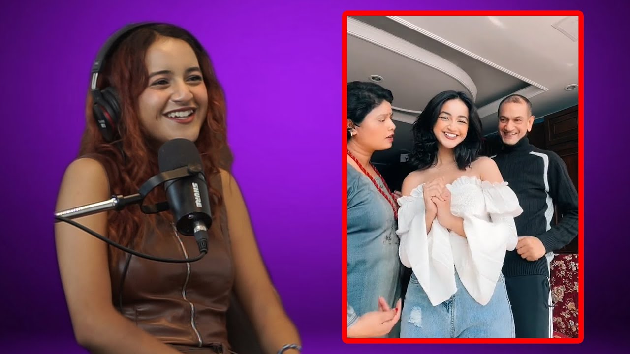 How Eva Giri bonded with her Parents with the help of TikTok - YouTube