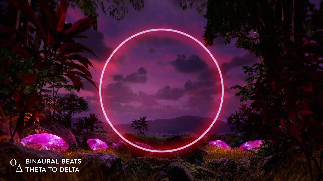 SLEEPY SPECIAL 💎 Binaural Beats THETA to DELTA Deep Sleep Music “Hidden ...