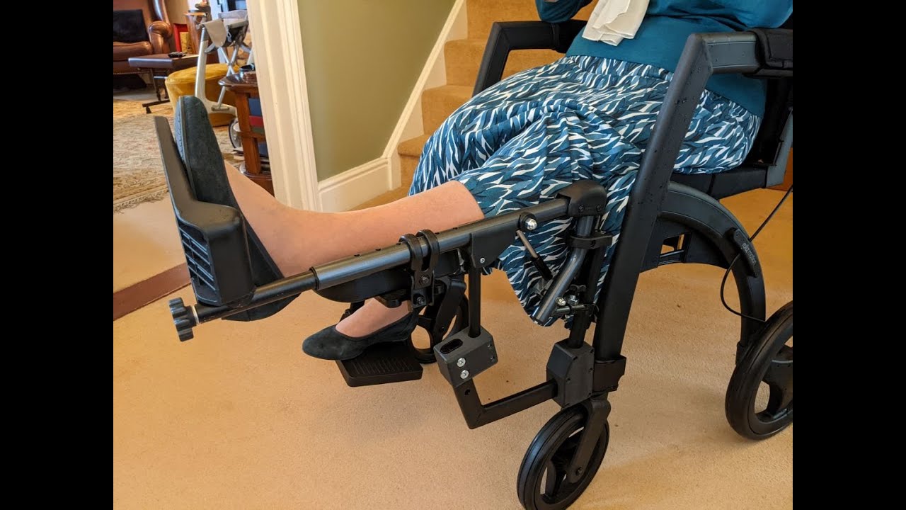 Rollz Motion Leg Support Adaption - YouTube
