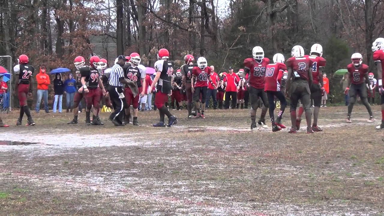 Hard Tackle in 12U Youth Football - YouTube