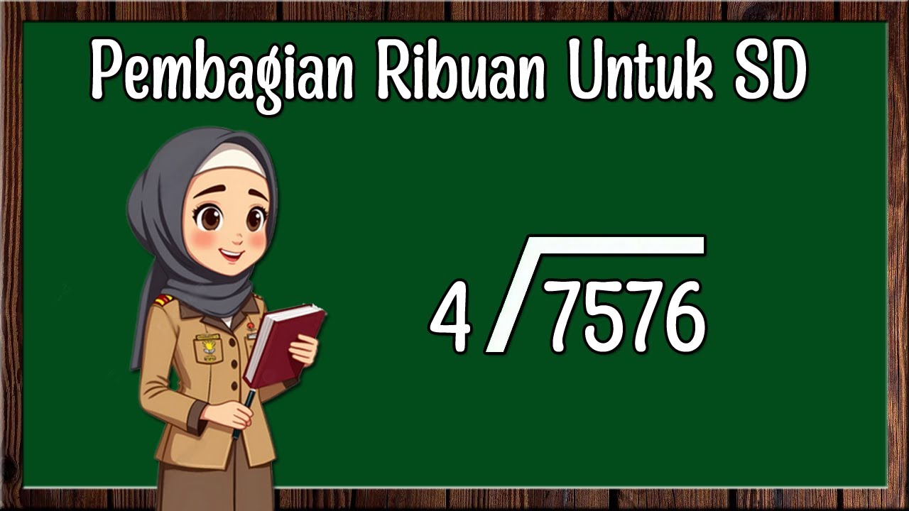 Cara Mudah Pembagian Bersusun Ribuan untuk Siswa SD - YouTube