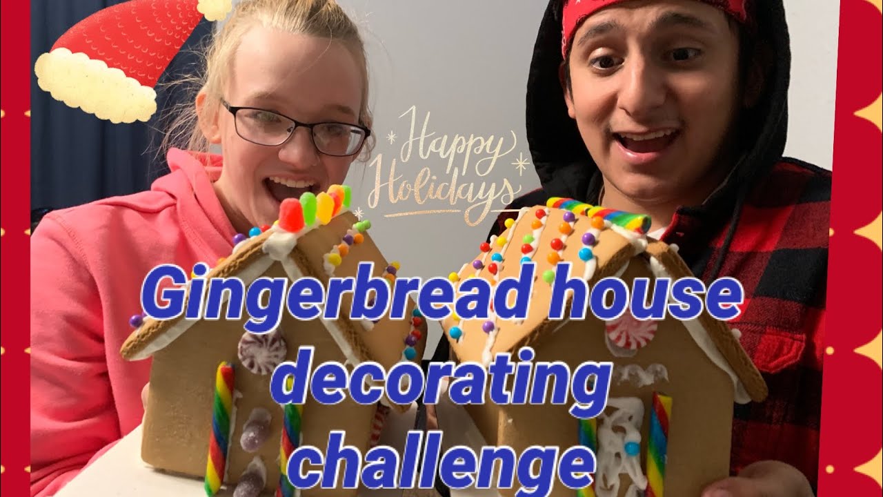 Gingerbread House Decorating Challenge!!! - YouTube