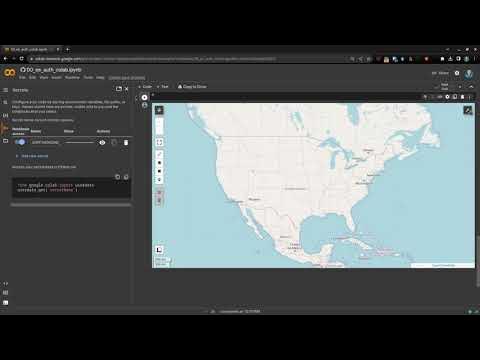 Earth Engine Automatic Authentication on Google Colab - YouTube