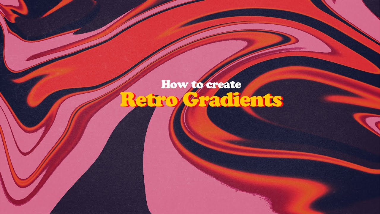 How to create a Retro Style Gradient effect in Photoshop. - YouTube