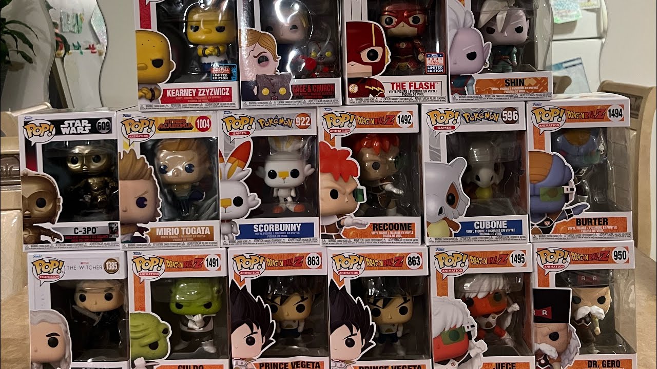 Unboxing of Random Vaulted Funko Pops Such as Dragon Ballz and more ...