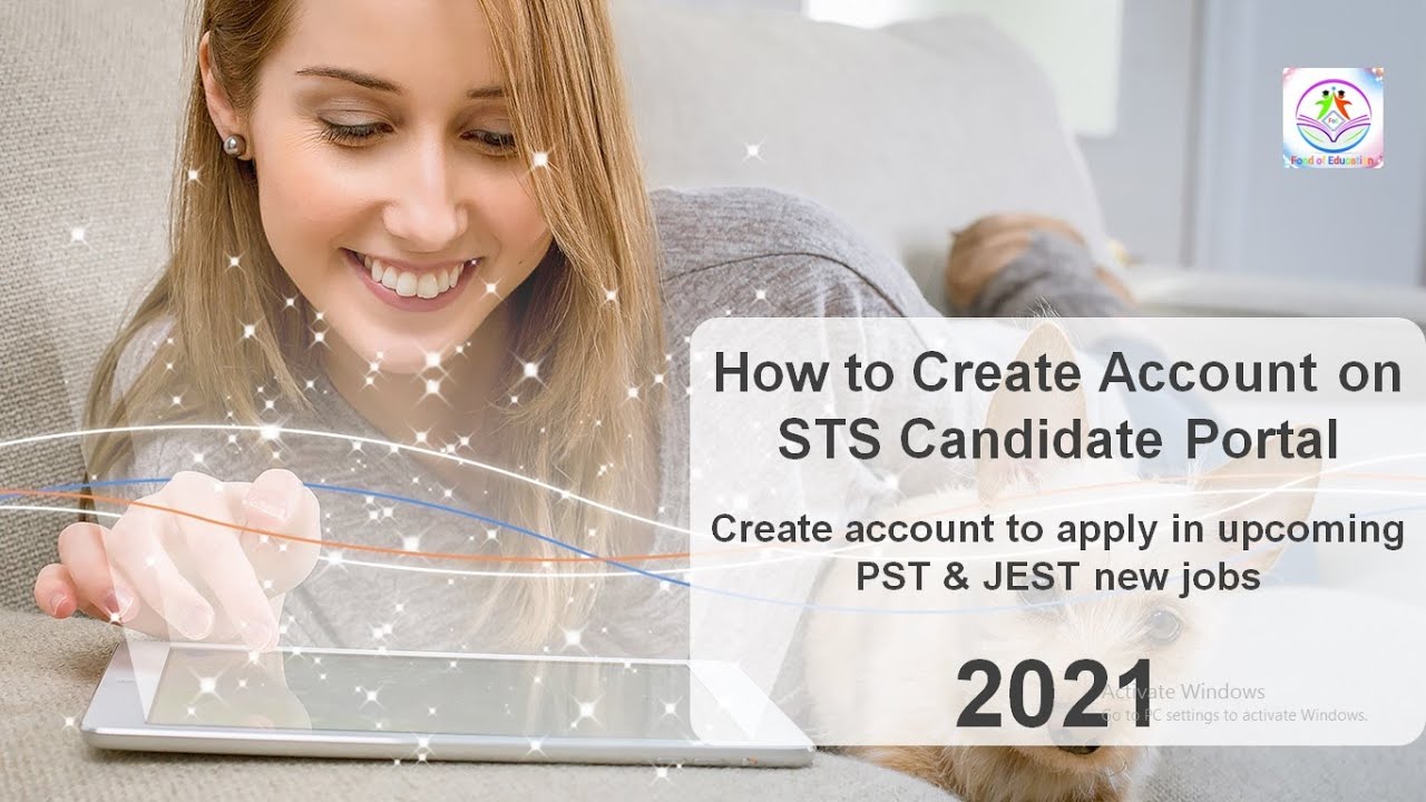 How to Create Account on STS Candidate Portal 2021-2022 Best method ...