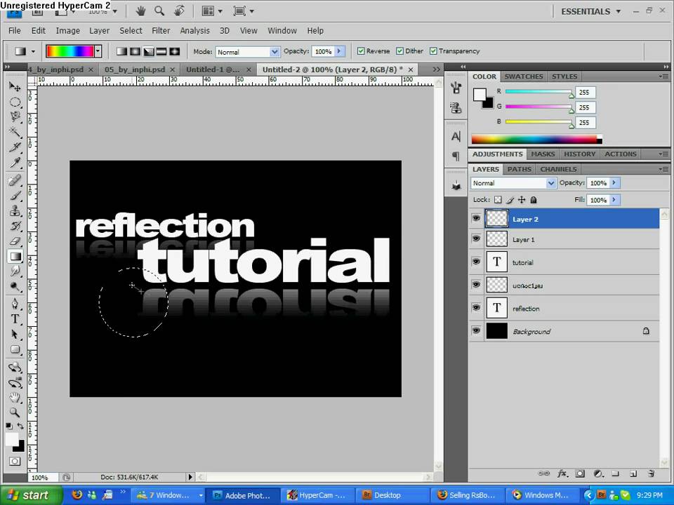 Reflection Tutorial - YouTube