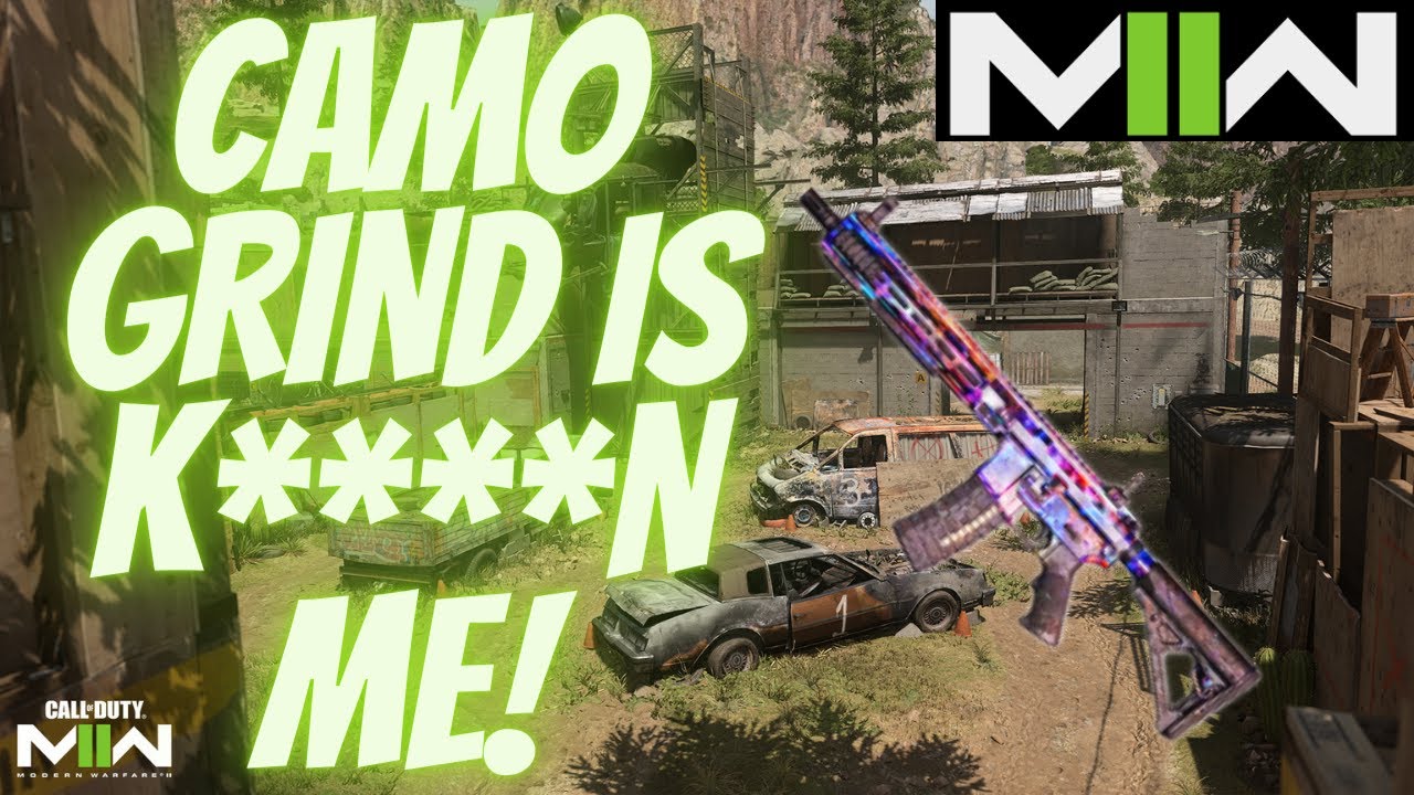 CAMO GRIND!!!!! MW2 - YouTube