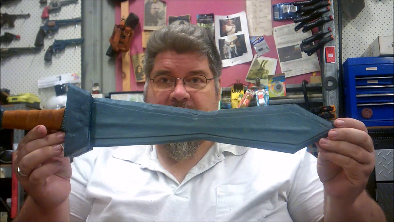 dIY cosplay sword and scabbard - YouTube